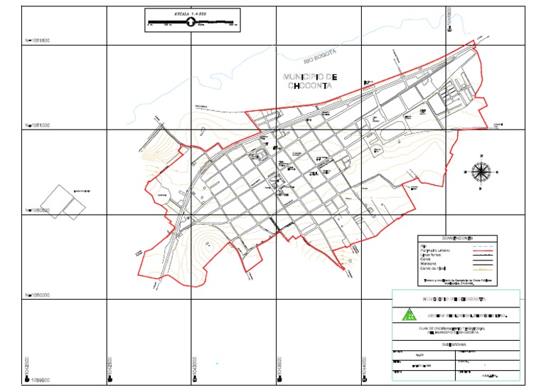 Cartografía Base Urbana Choconta | PDF