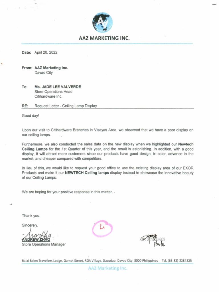 Aaz Ceiling Lamp Display Letter | PDF