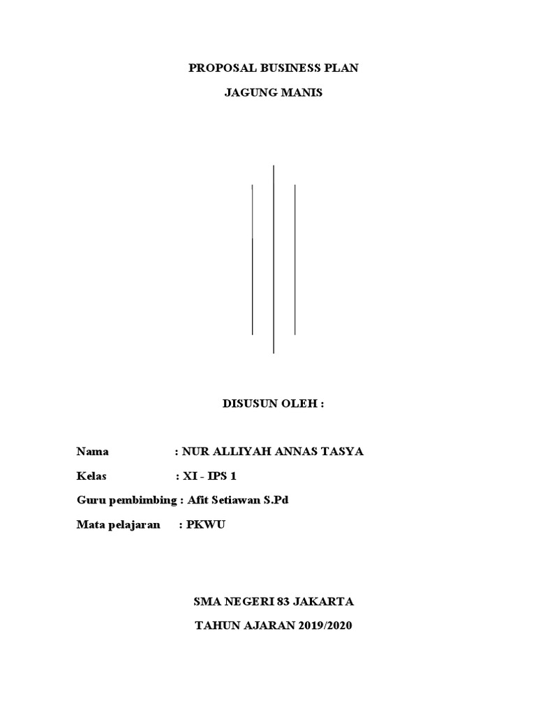 Proposal Jagung (Nuralliyah) | PDF