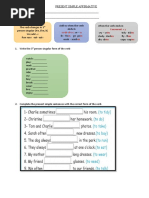 ATIVIDADE Simple Present 6º Ano | PDF