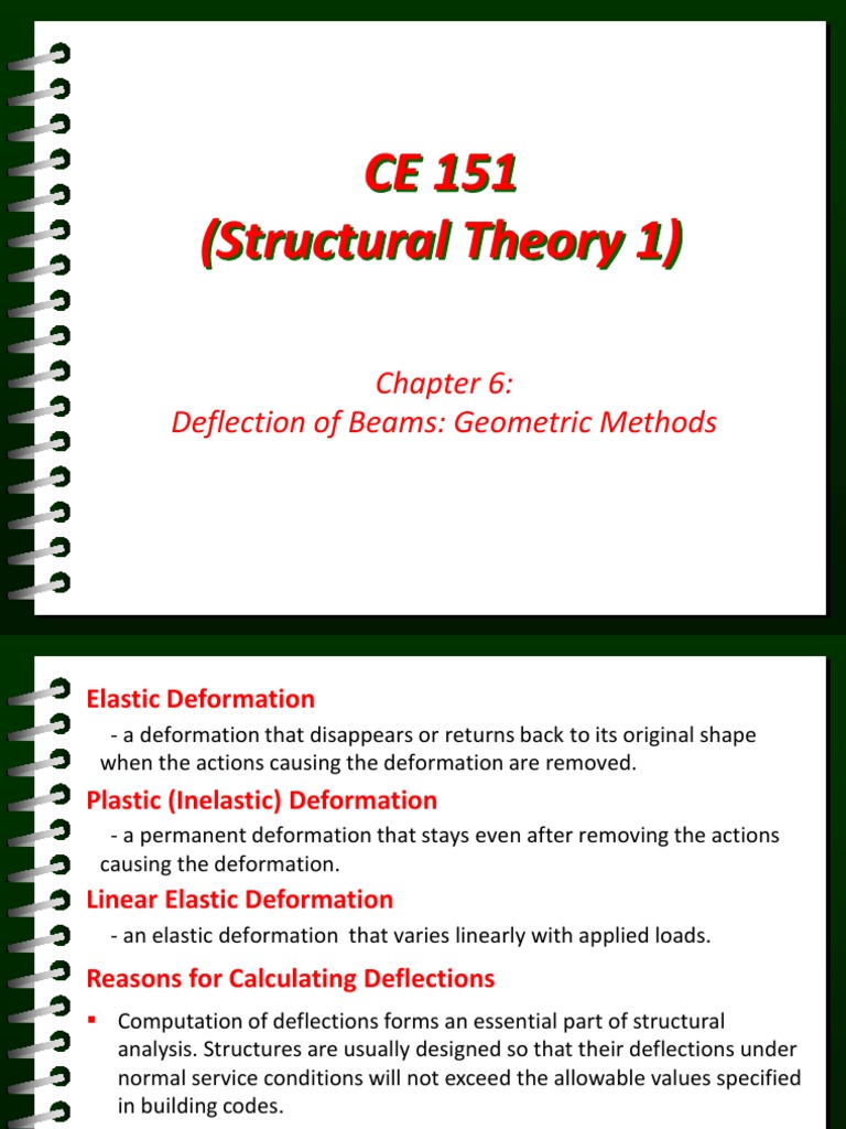 CE 151 Chapter 6 Lecture Notes | PDF | Bending | Beam (Structure) CE 151 Chapter 6 Lecture Notes | PDF | Bending | Beam (Structure)