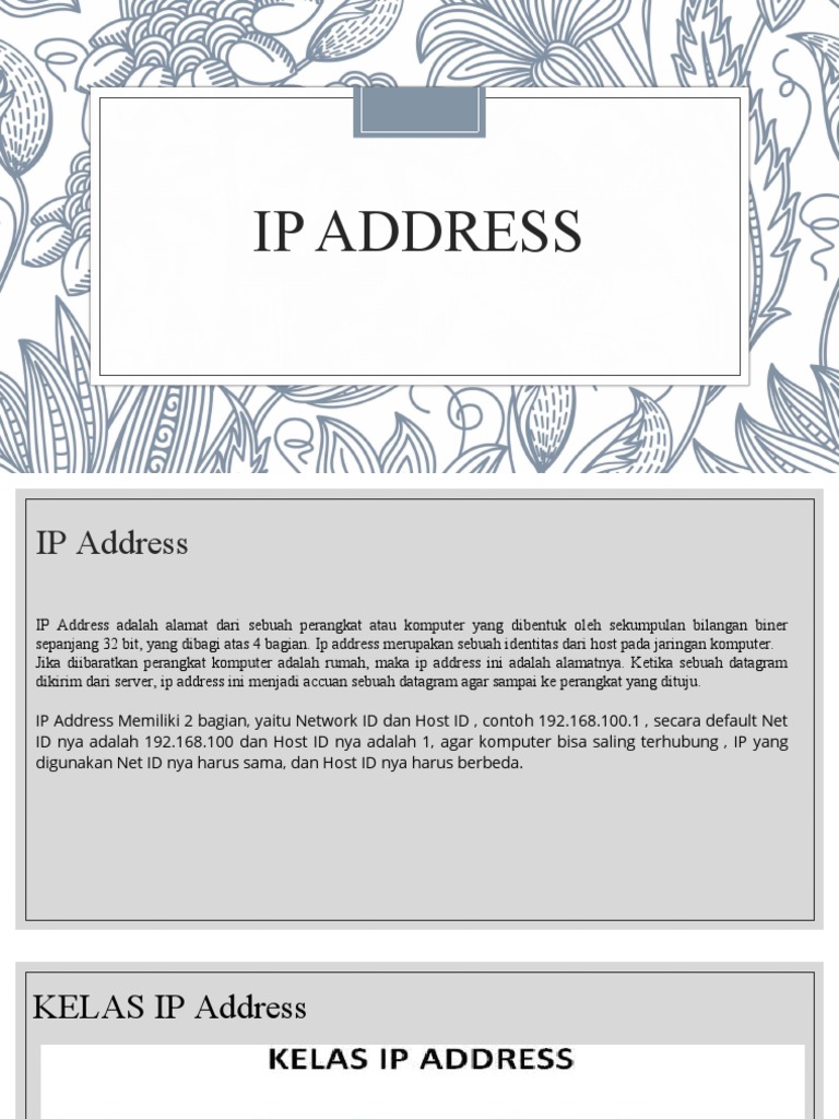 Ip Address | PDF