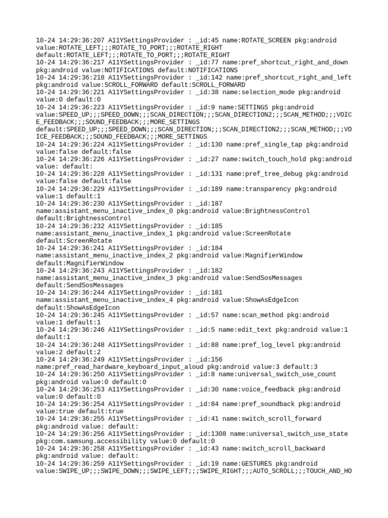 A11yprovider Log | PDF | Application Software | Smart Devices