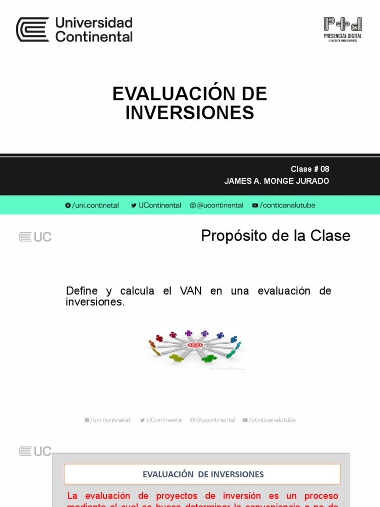 Cálculo del VAN y TIR en Inversiones | PDF | Tasa interna de retorno ...