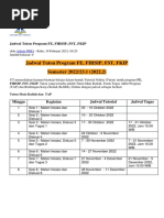 ElearningUT - Jadwal Tuton | PDF