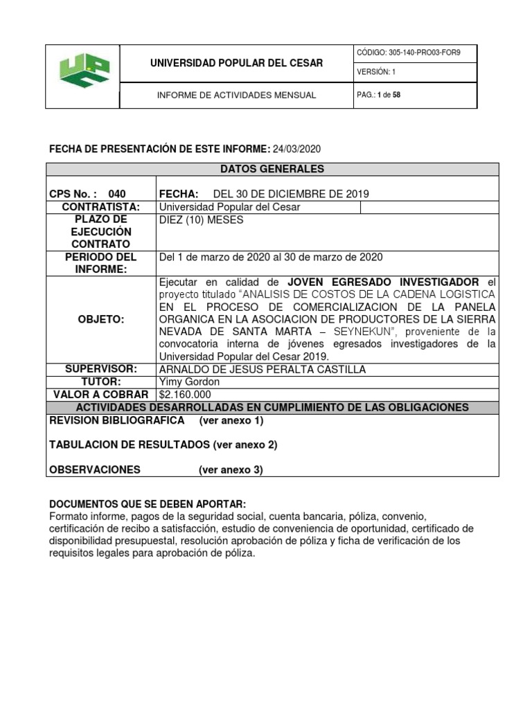 Formato Informe | Descargar gratis PDF | Al por menor | Inventario