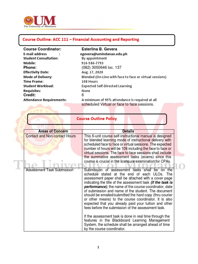 Orig ACC 111 SIM SLO A, B, C | PDF | Accounting | Certified Public Accountant