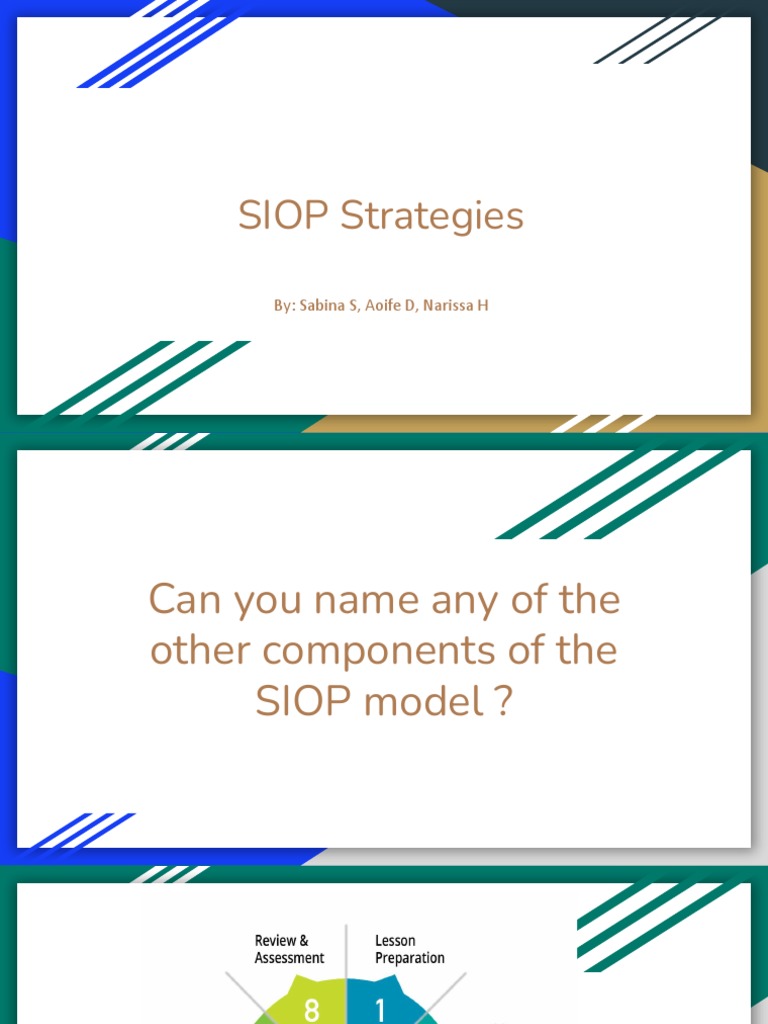 Siop Strategies | PDF | Teaching Method | Teachers