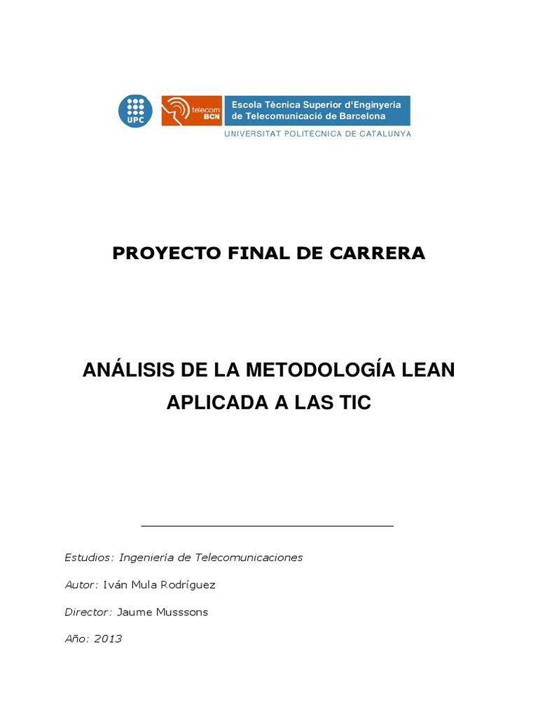 Proyecto Lean | PDF | Lean Manufacturing | Procesos de negocio