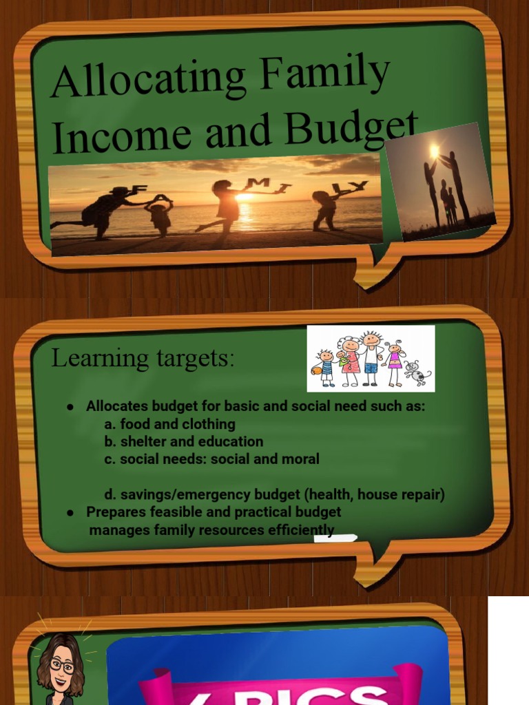 Lesson 2 - Allocating Family Income and Budget | PDF