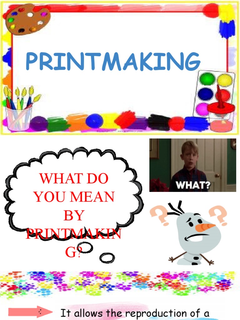 Lesson 1 - Printmaking | PDF | Printmaking | Woodcuts