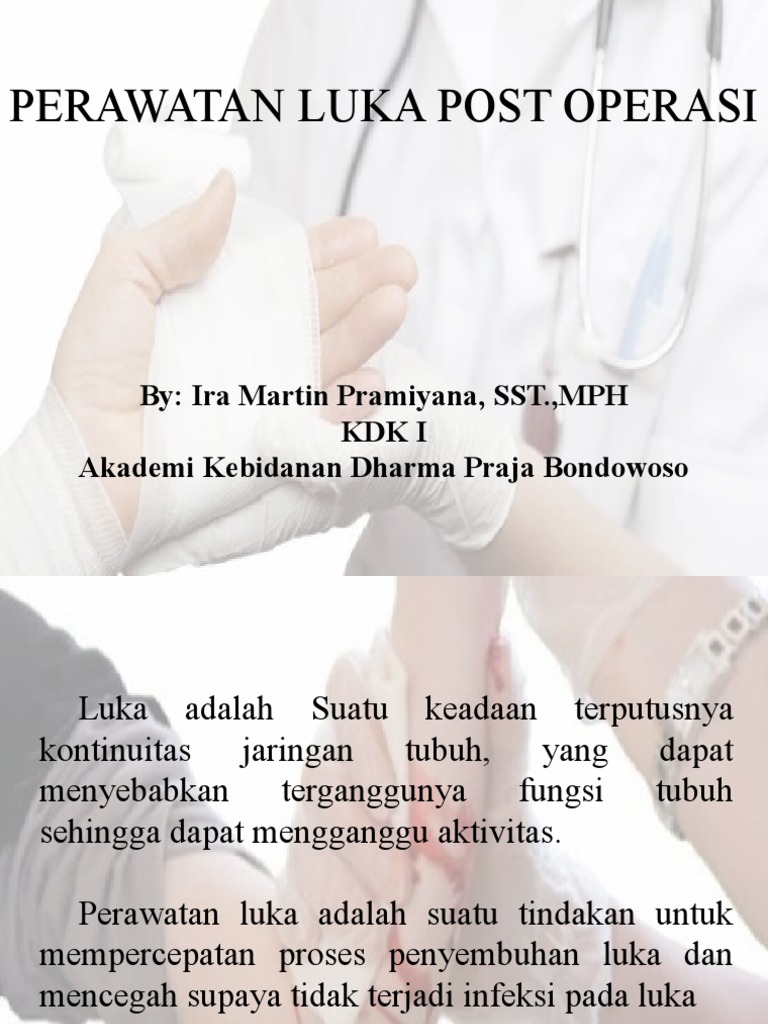 Perawatan Luka Post Operasi | PDF