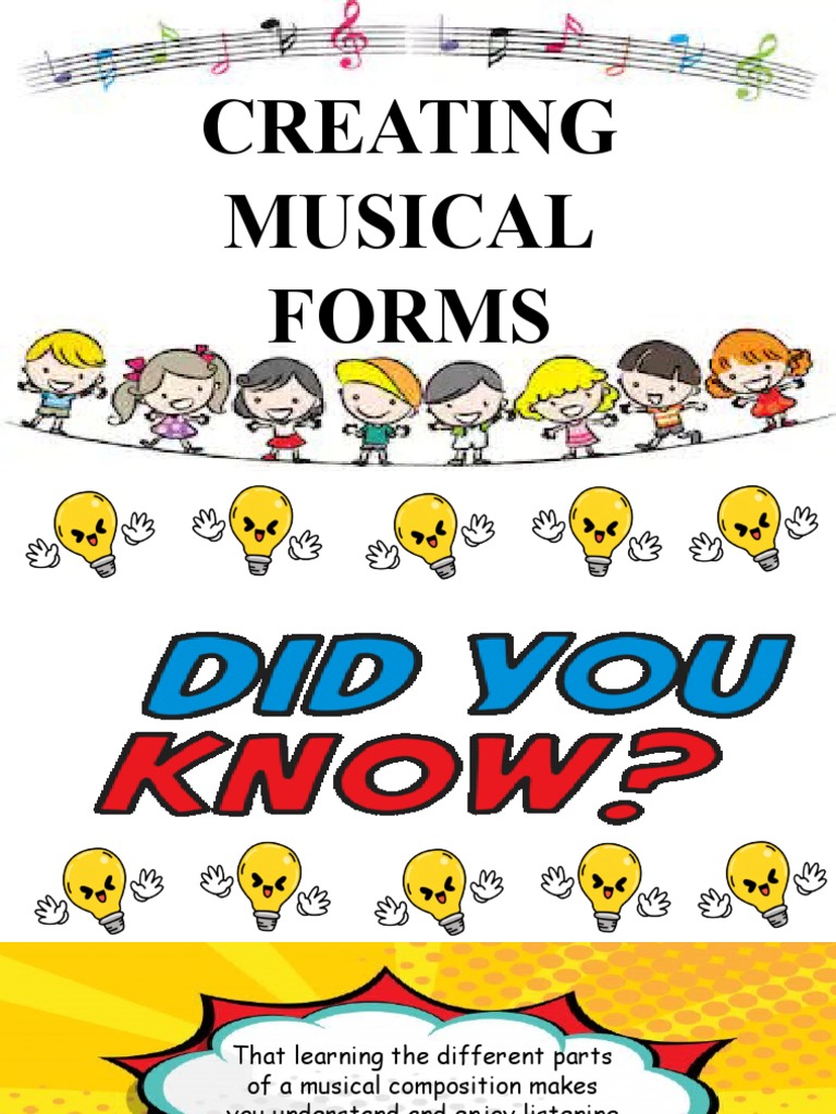 Lesson 1 - Creating Musical Forms | PDF