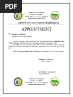 Barangay Tanod Accomplishment Report | PDF