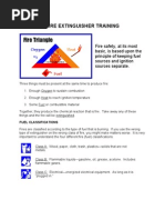 Basic Fire Fighting Course Guide | PDF | Fires | Combustion