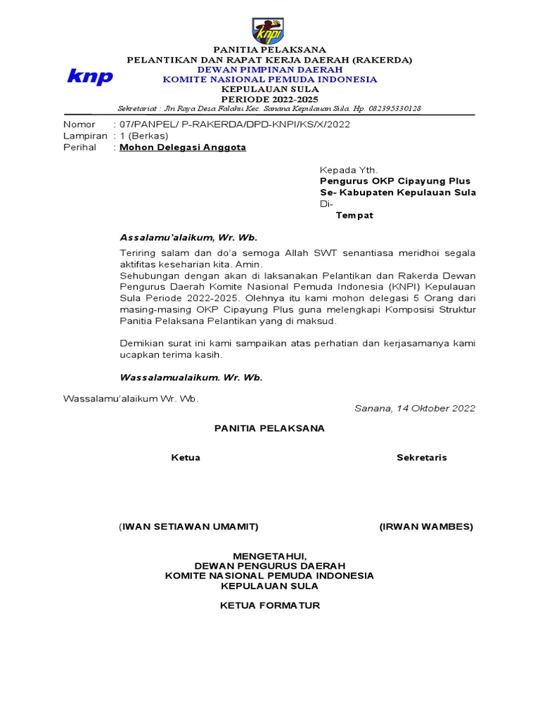 UNDANGAN OKP Cipayung | PDF