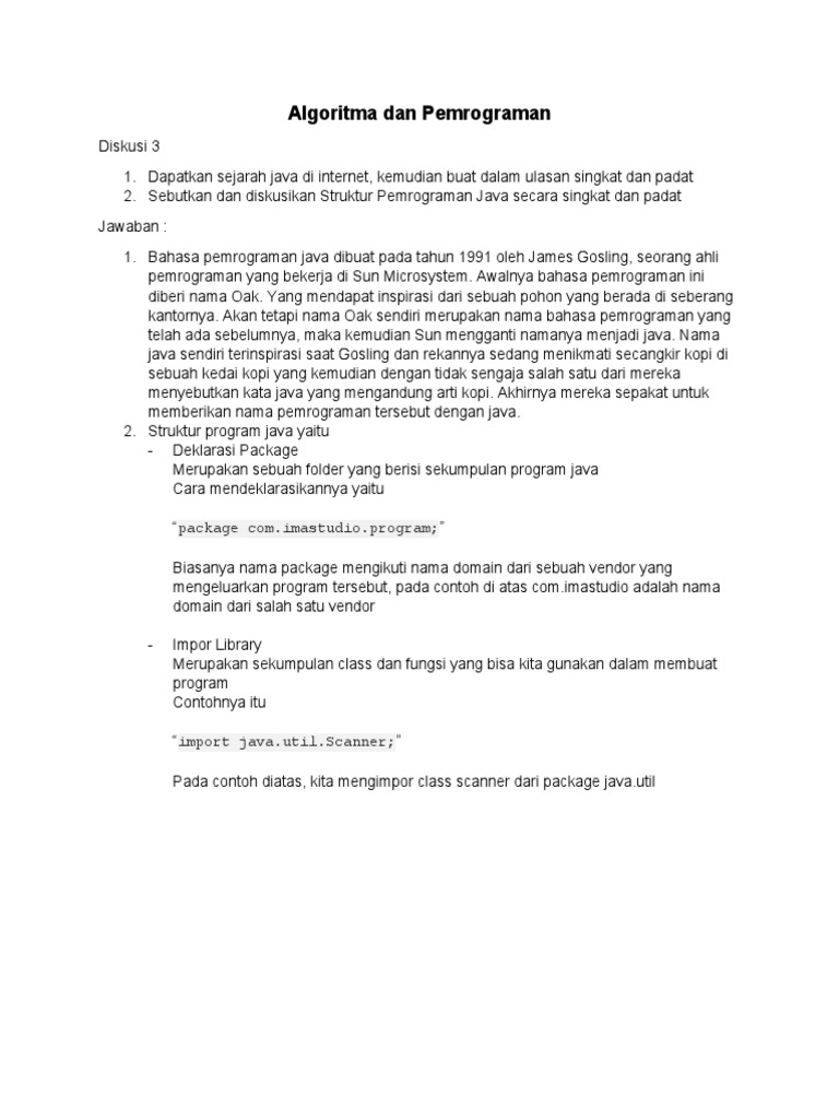 Diskusi 3 | PDF | Komputer