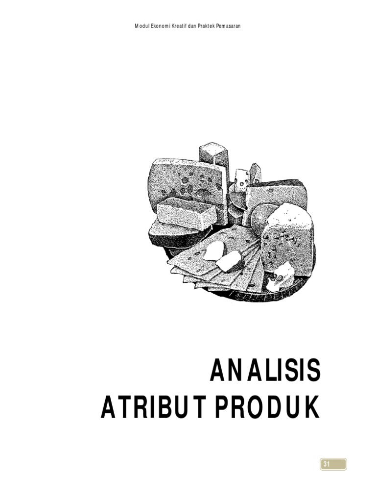 Analisis Atribut Produk dalam Pemasaran | PDF