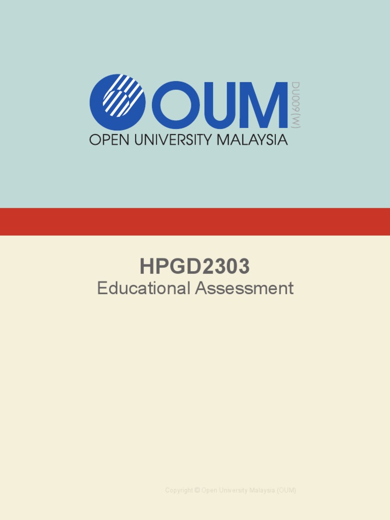 Hpgd2303 Educational Assessment Esept21 Cs Pdf Educational