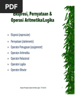 Ekspresi Logika Kelas 9 Informatika | PDF