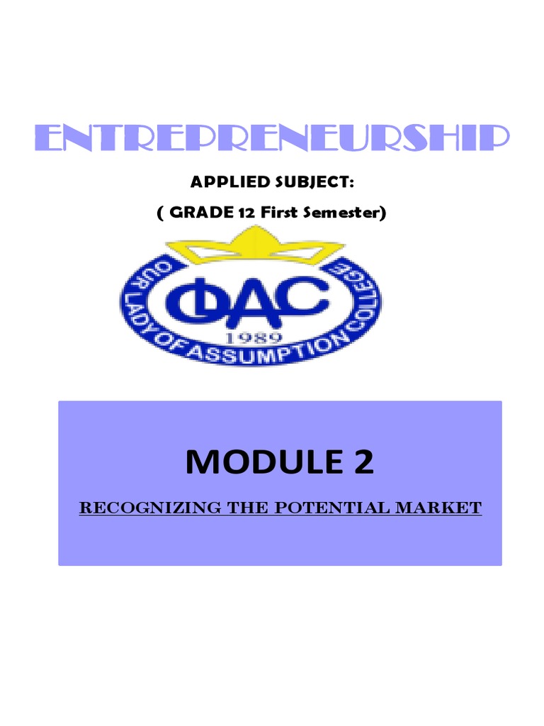 Entrepreneurship - Module 2 | PDF | Entrepreneurship | Innovation