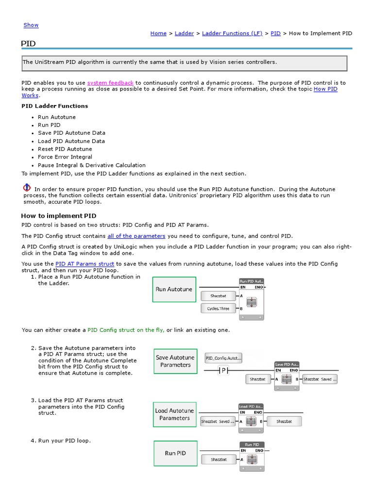 PID Unilogic | PDF | Control Theory | Systems Engineering