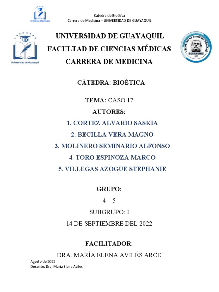 Caso 17 El Paradigma Genético Medicina predictiva-SUBGRUPO I | PDF ...