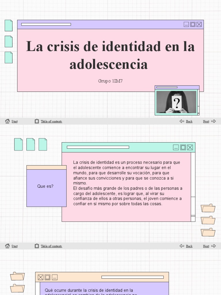 Crisis de Identidad en La Adolescencia | PDF | Sicología | Ciencias del comportamiento