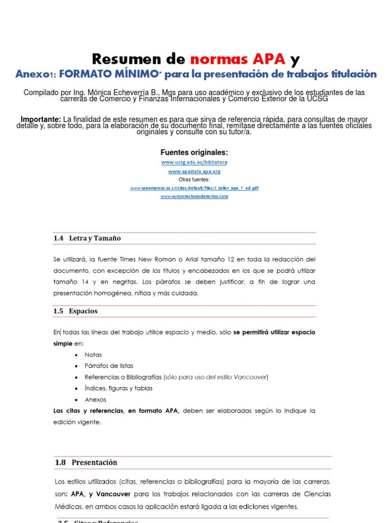 Resumen APA 7ma Edición | Descargar gratis PDF | Caso de carta