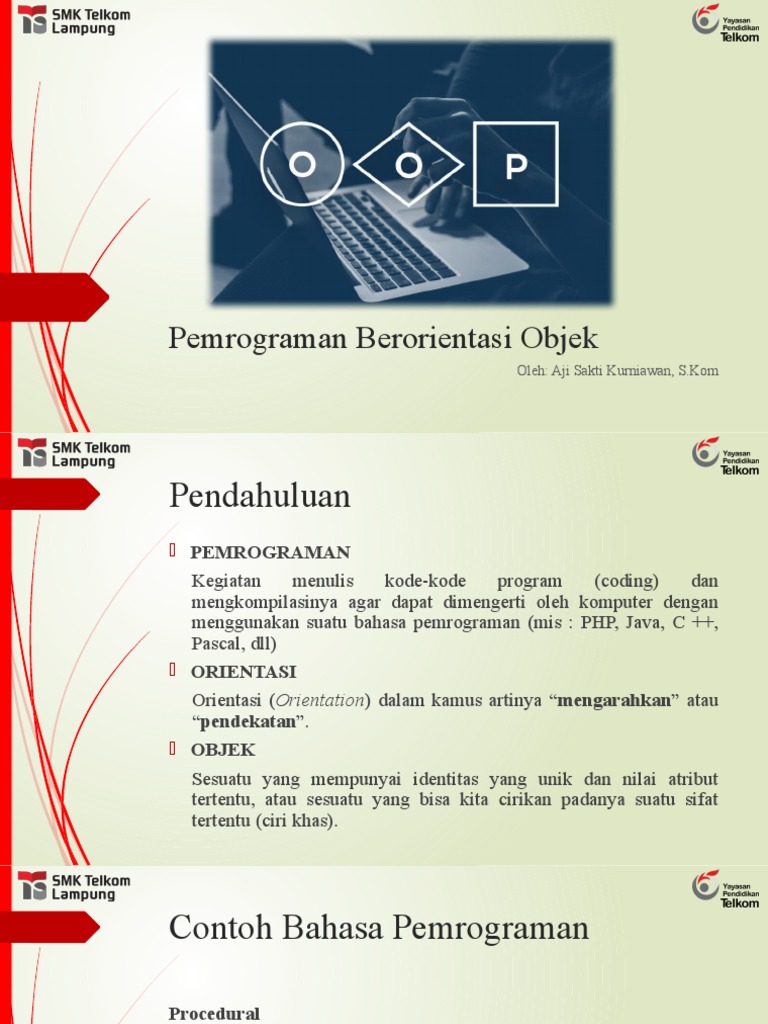 PBO (Pemrograman Berorientasi Objek) | PDF | Komputer