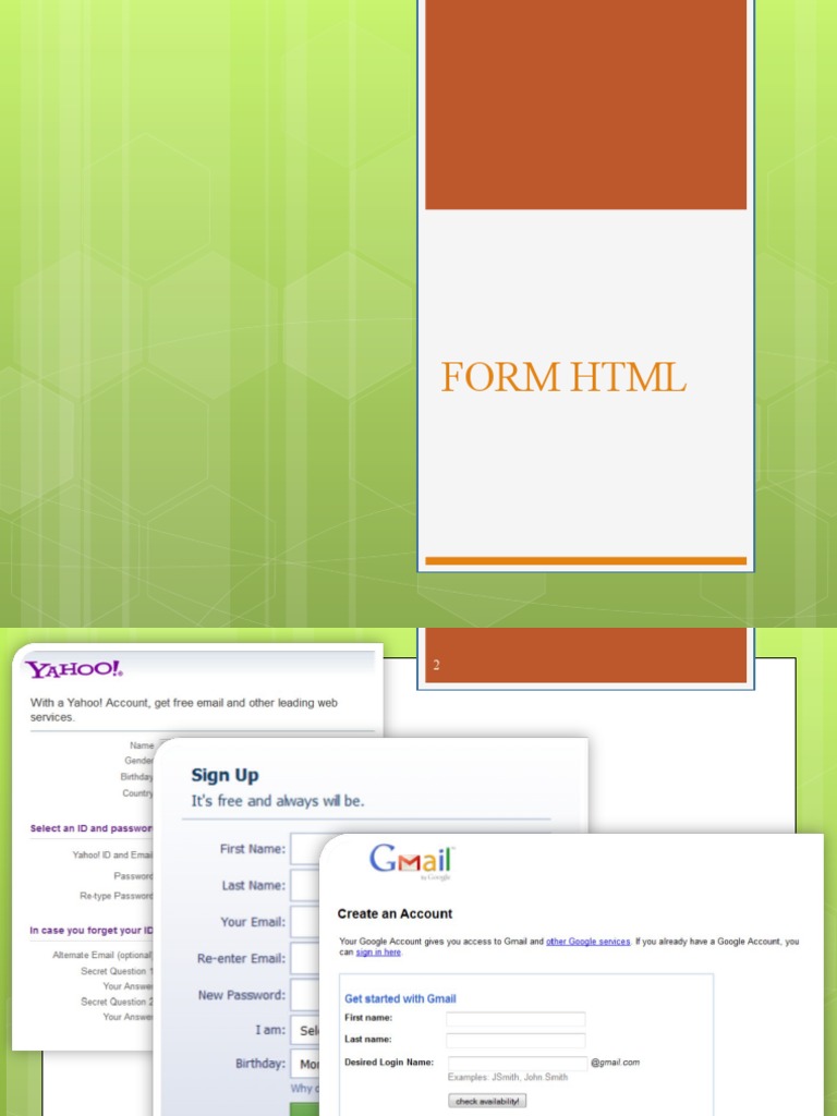 Form Dalam HTML | PDF