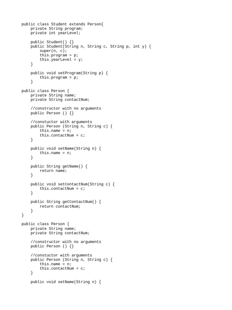 Stu | PDF | Constructor (Object Oriented Programming) | Programming