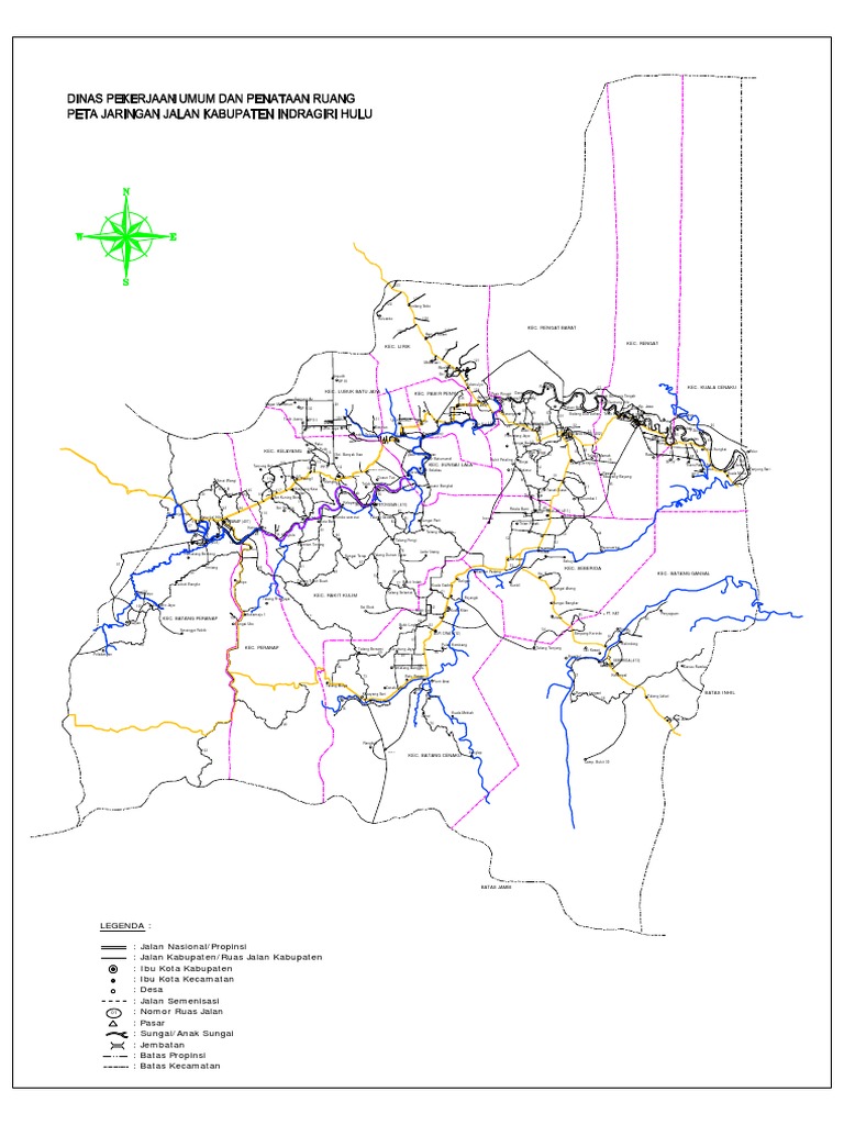 Peta Indragiri Hulu | PDF
