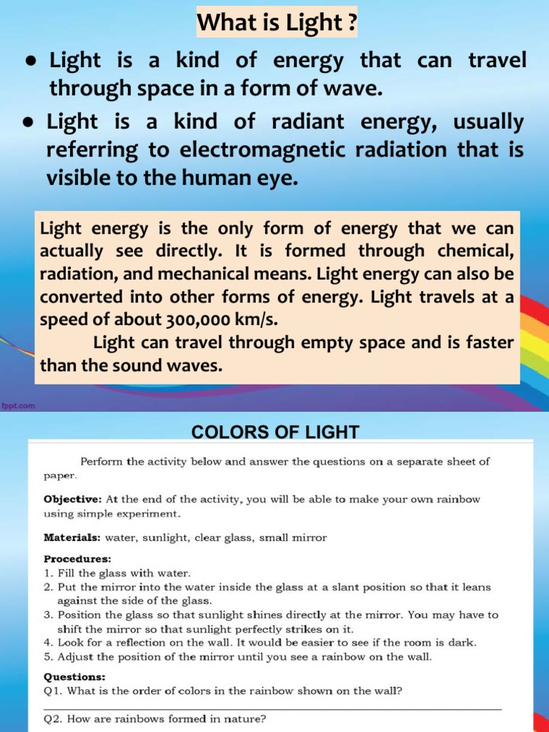 Q1W5 - Light Energy Compressed | PDF | Refraction | Light