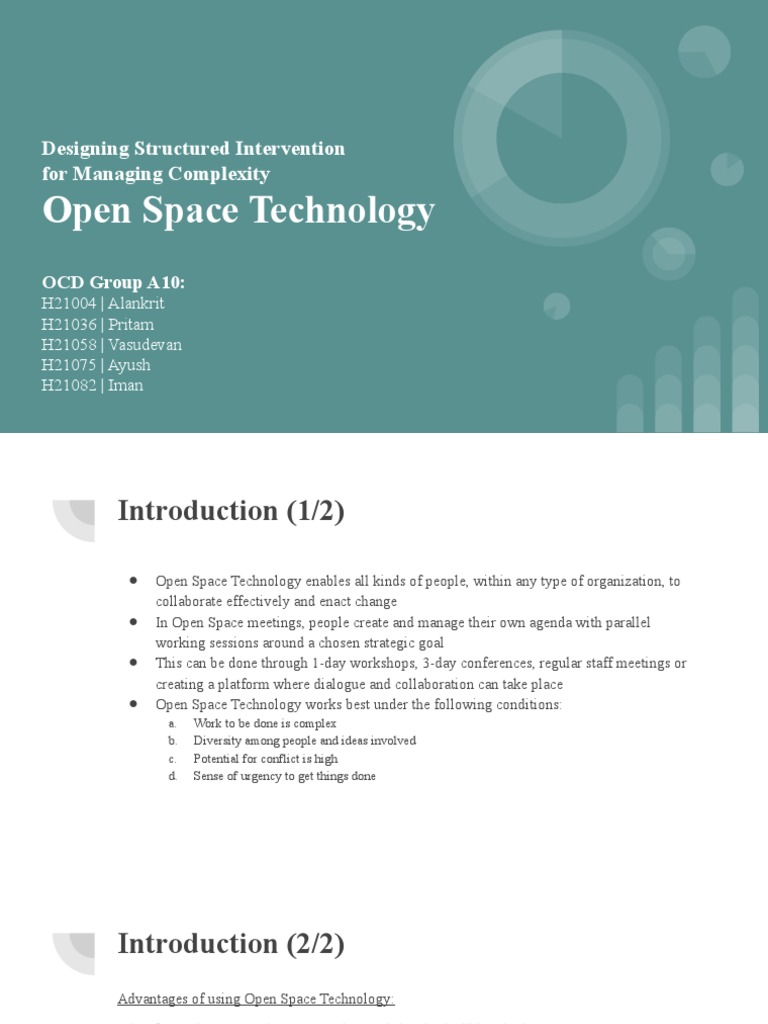 Open Space Technology | PDF | Cognition | Communication