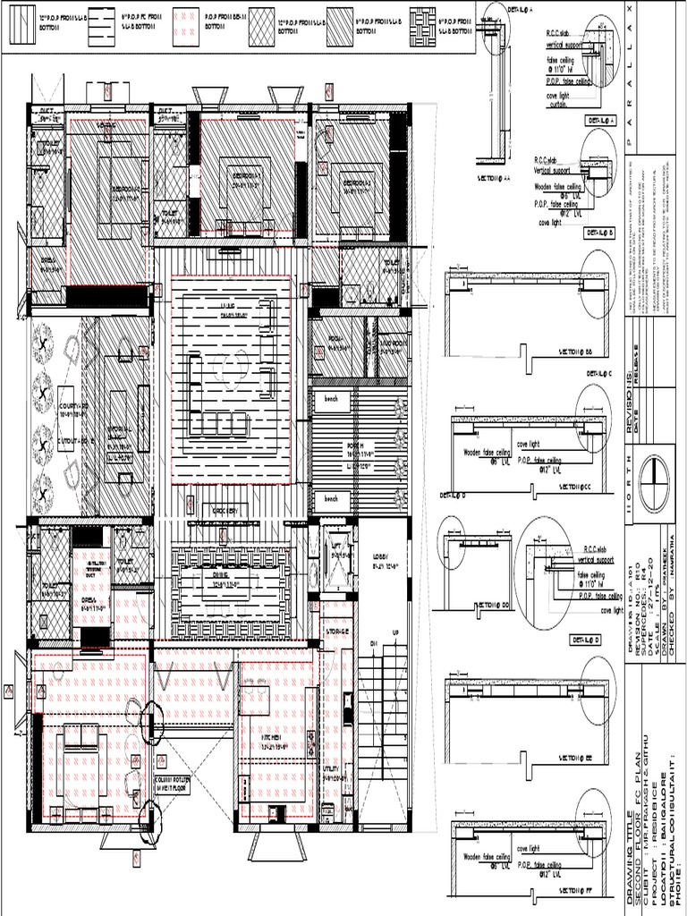 80 X 80 False Ceiling Plans 2 | PDF | Buildings And Structures | Culture Of Queensland