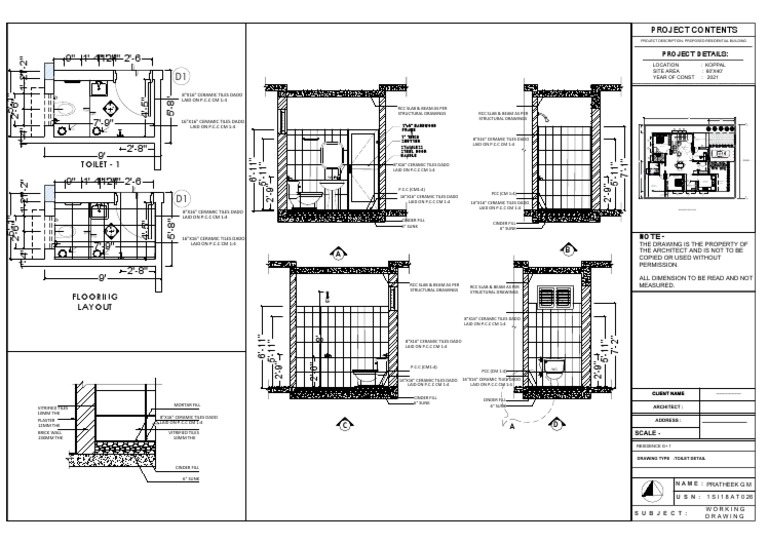 WD Toilet Detail | PDF | Architectural Elements | Culture Of Queensland