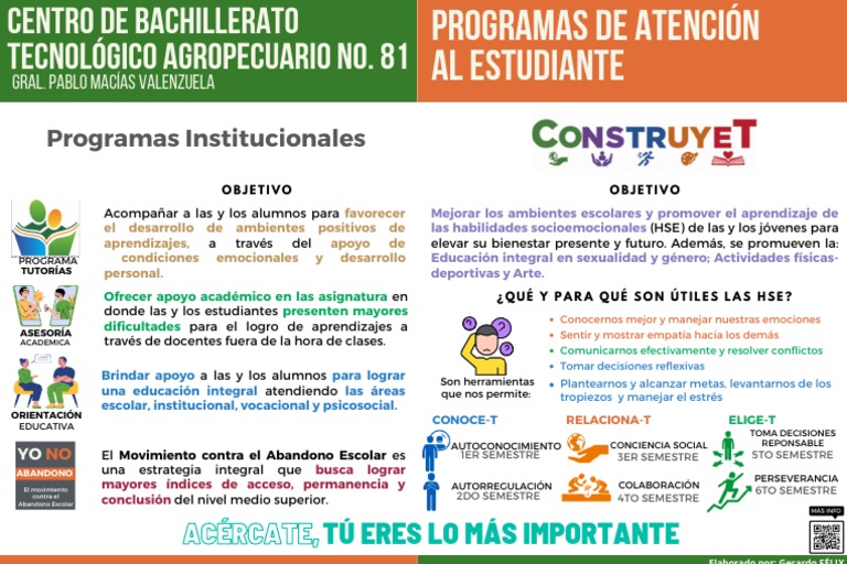 PROGRAMAS INSTITUCIONALES (45 × 30 CM) | PDF | Las emociones ...