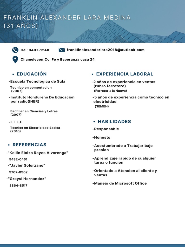 Curriculum Alex | PDF