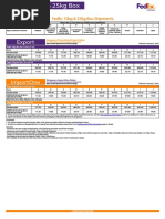 FedEx International Export Zone Chart | PDF | International Relations