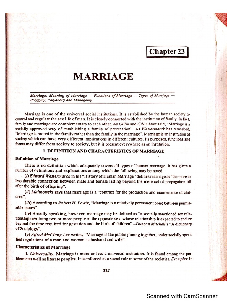 Marriage and Family | PDF