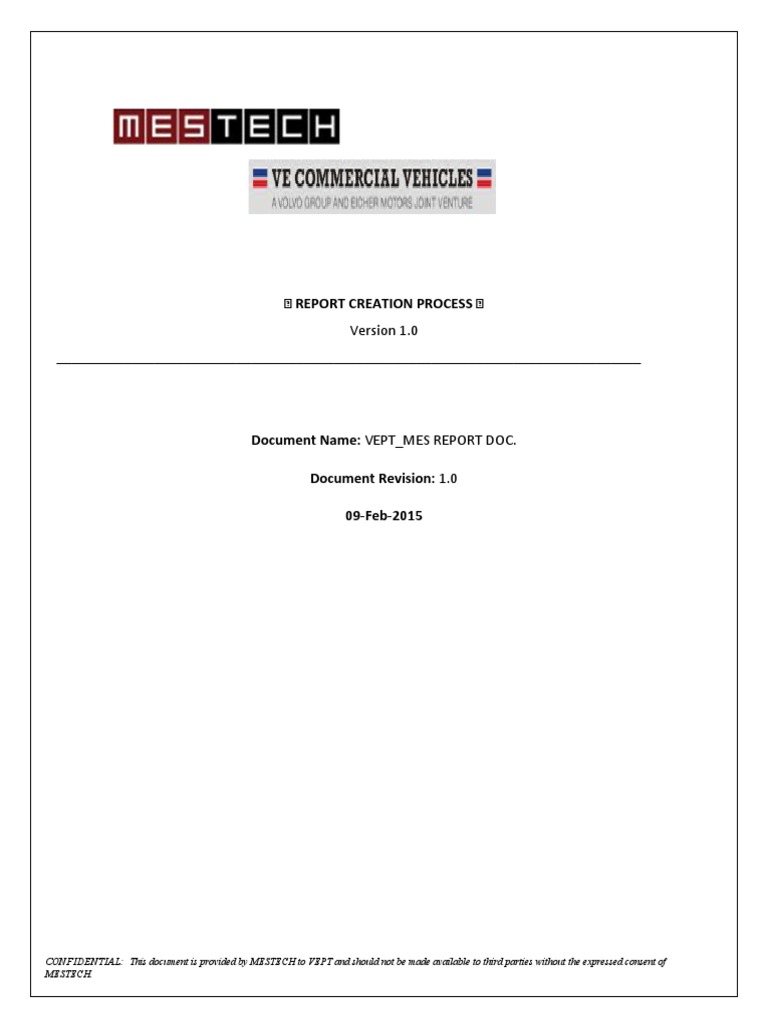 Vept Mes Report Creation Process Doc 2015-12-02 | PDF | Java ...