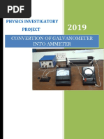 Half Deflection of Galvanometer | PDF | Electrical Engineering | Electricity