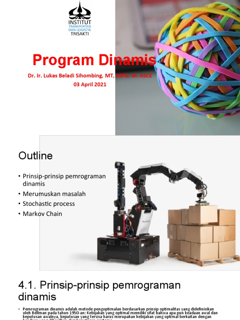 Kuliah 4 - Programa Dinamis PDF | PDF | Komputer