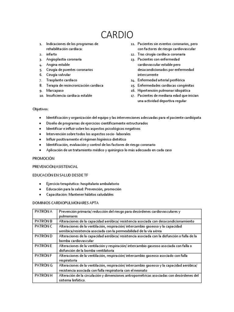 Cardio | PDF | Ventrículo (corazón) | Fisiología