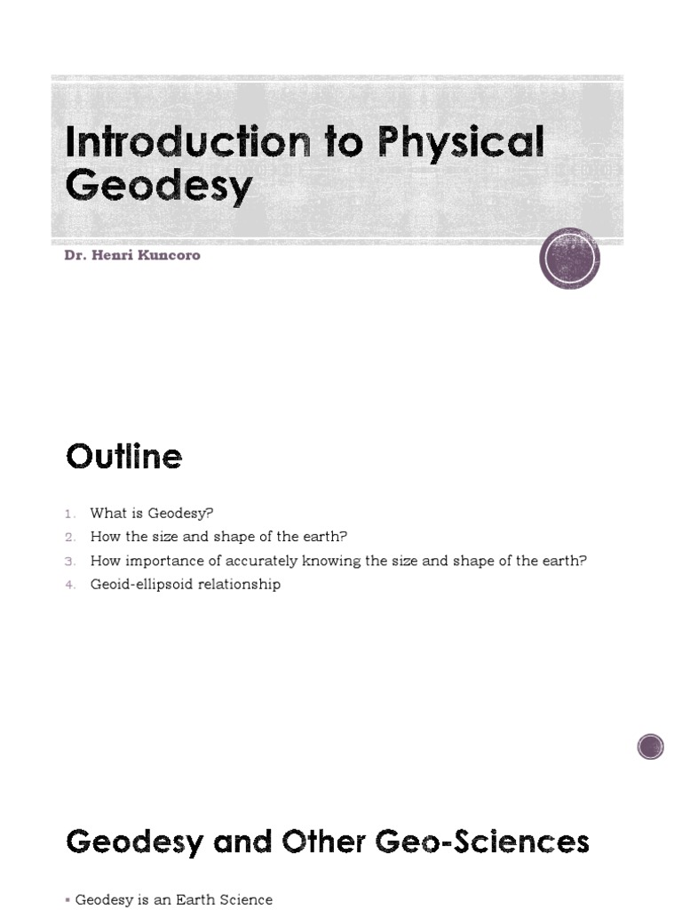 Introduction To Physical Geodesy | PDF | Earth | Geodesy