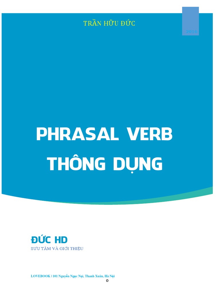 Phrasal Verb Thong DNG PDF | PDF
