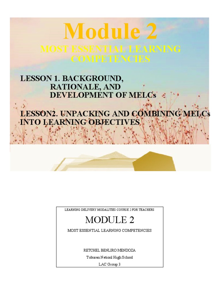 Module 1 | PDF | Curriculum | Learning