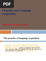 The Nativist Theory: Noam Chomsky | PDF | Language Acquisition ...