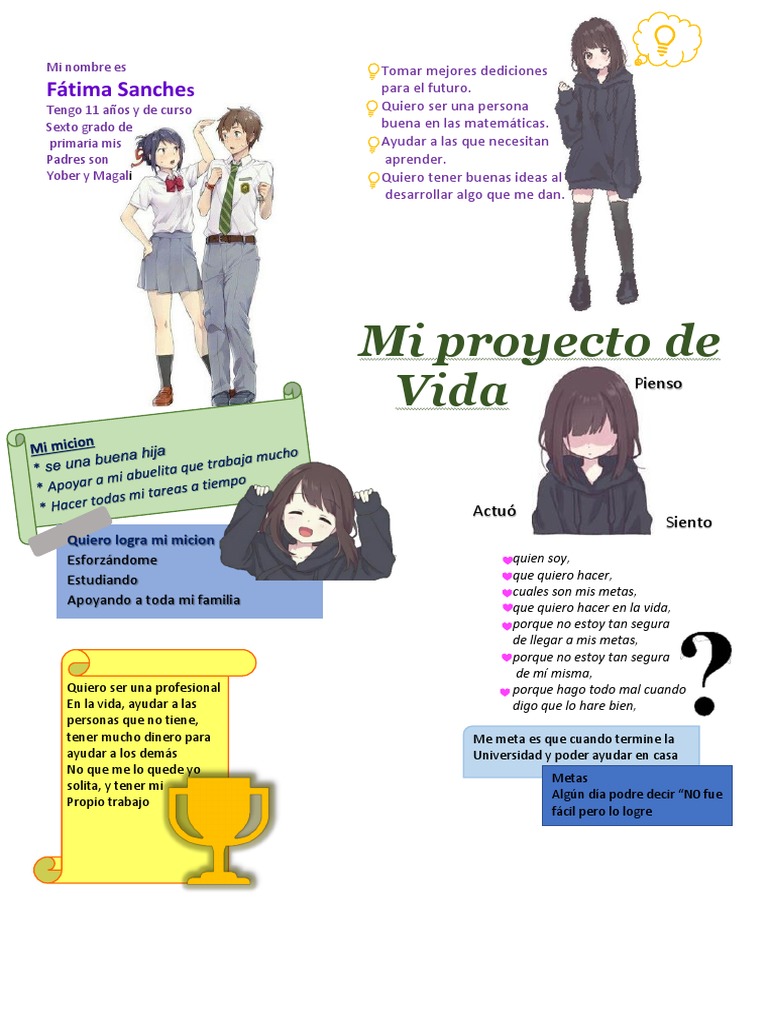 Infografía de Mi Proyecto de Vida | PDF Infografía de Mi Proyecto de Vida | PDF